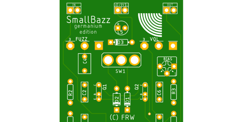 SmallBazz - Germanium Bazz Fuss for DIY - EffDub Audio